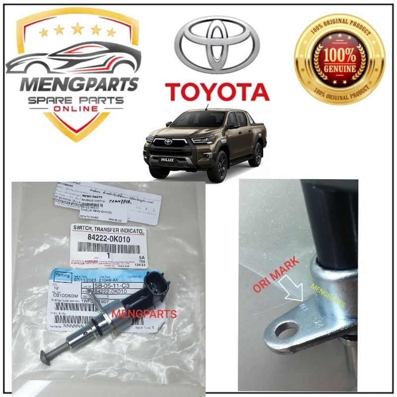 ORIGINAL TOYOTA HILUX REVO ROCCO ROGUE GUN125 ,GUN126 4WD TRANFFER ...