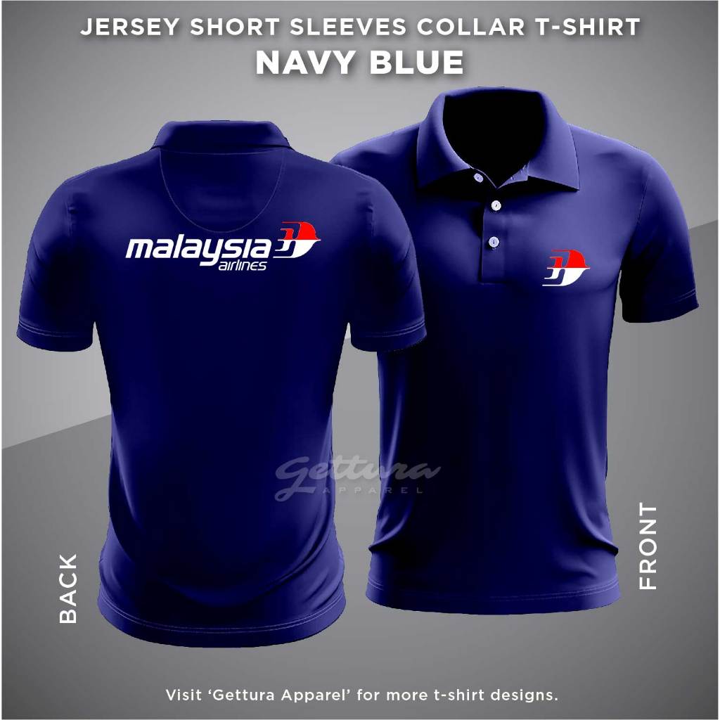 !!!SALE!!! Malaysia Airlines MAS T-shirt Jersey Collar Short Sleeve ...