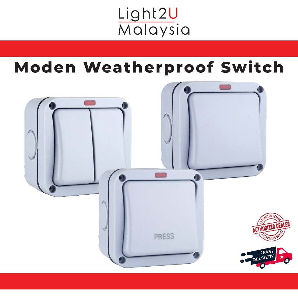Moden Weatherproof Outdoor Switches | Shopee Malaysia