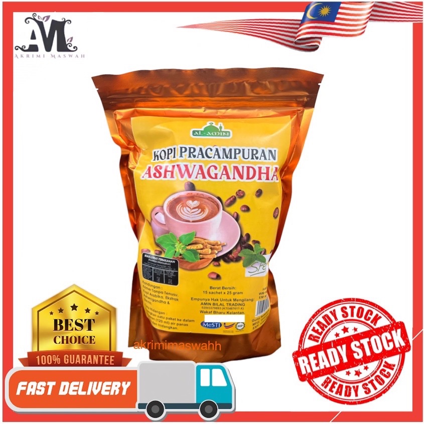 🔥KOPI ASHWAGANDHA PRACAMPURAN 15 SACHET X 25g🔥 [READY STOCK]💯 | Shopee ...