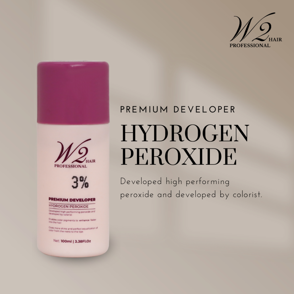W2 Premiun Developer Hydrogen Peroxide (100ml) (3%, 6%, 9%, 12% ...