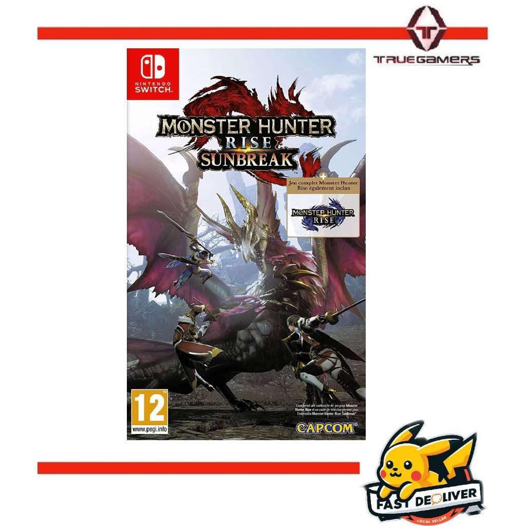 Nintendo Switch Monster Hunter Rise Sunbreak - Game + DLC - Chi/Eng ...