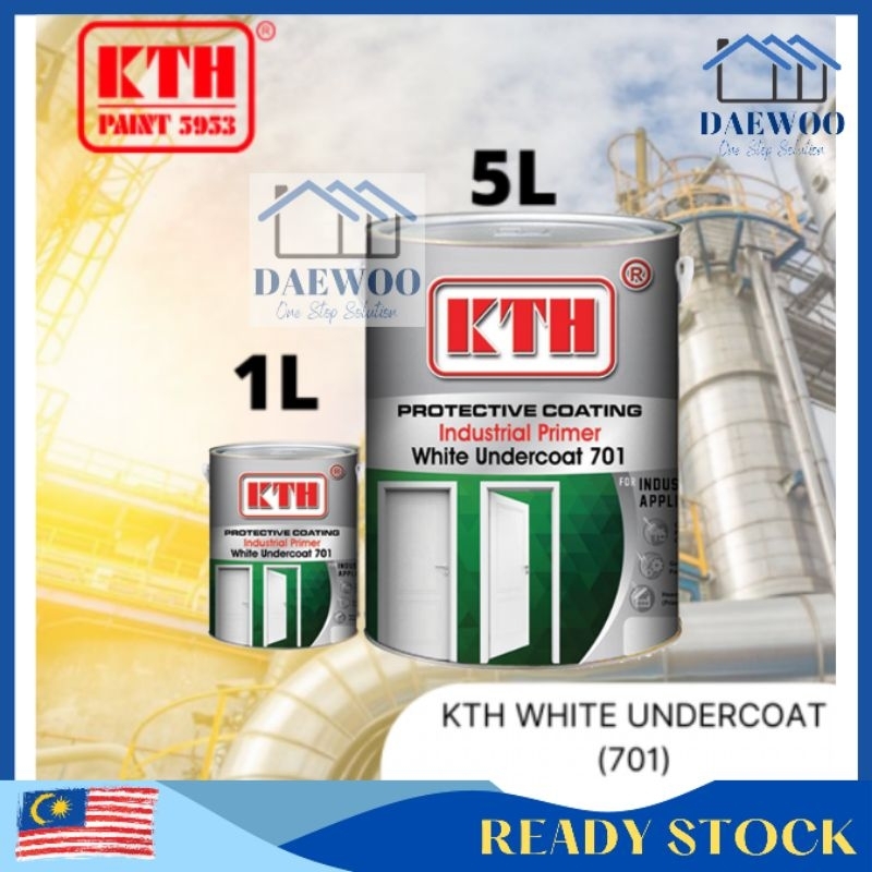 KTH 701 WHITE UNDERCOAT PAINT / PRIMER / METAL / WOOD | Shopee Malaysia
