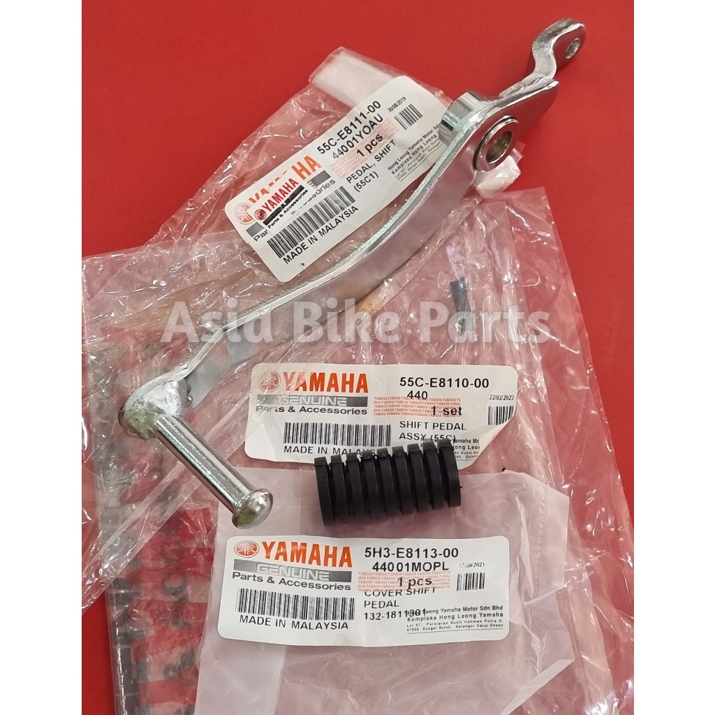 Yamaha Original LC135 5 Speed 5S Shift Pedal Assy / Gear Pedal Songket - 55C-E8110-00 | Shopee ...