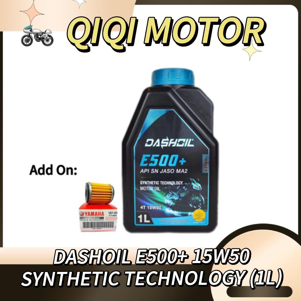 DashOil Ester+ E500+ 4T 15w50 1L Semi Synthetic SN Motorcycle Engine ...