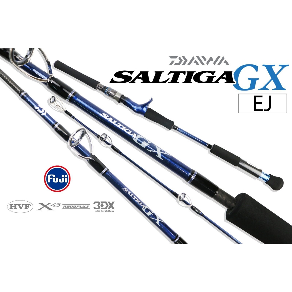 23 DAIWA fishing rod SALTIGA GX EJ 63B-4G / 63B-3G / LJ36MS-2 JIGGING EJ With 1 Year Local ...