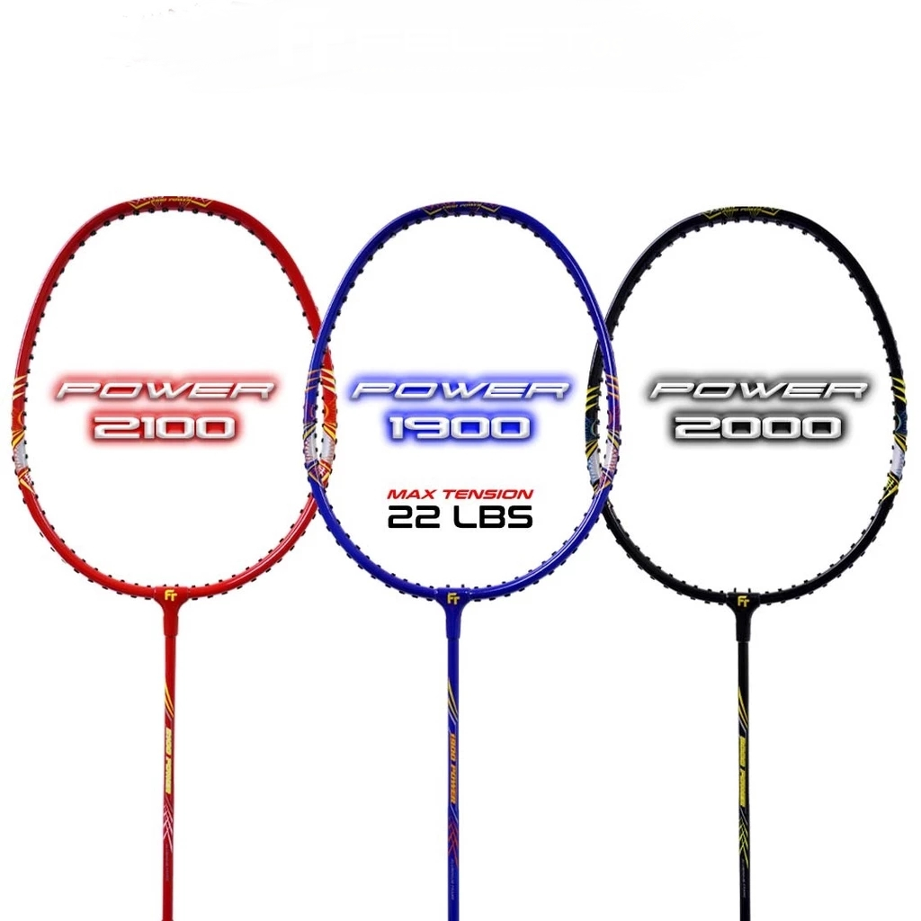 FELET 1900, 2000, 2100 Power Badminton Racket MAX TENSION 22 LBS ...