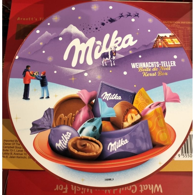 Milka Chocolate Christmas Plate 202g | Shopee Malaysia