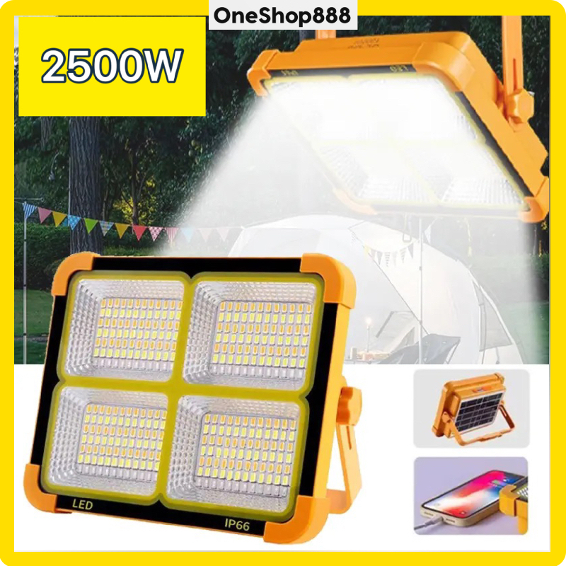 5000W Portable LED Solar Lamp Working Light IP66 Waterproof Floor Light ...