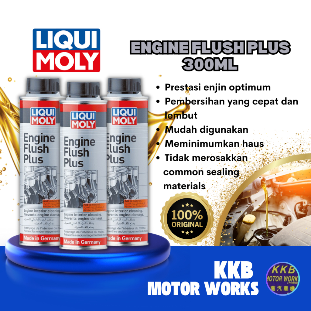 LIQUI MOLY Engine Flush Plus (300ml) Engine Flushing Engine Cleaner Engine Treatment | Shopee ...
