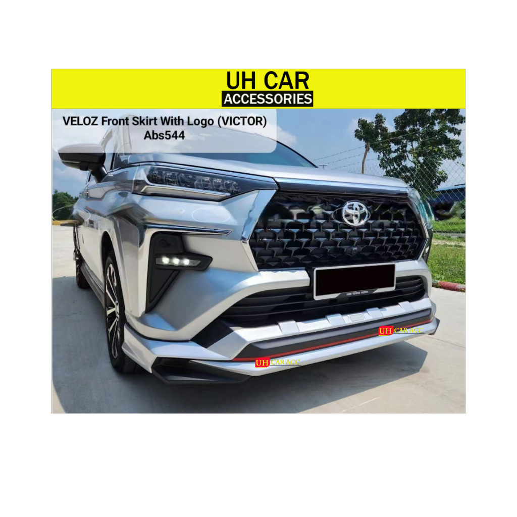 TOYOTA VELOZ VICTOR ABS BODYKIT SKIRT SKIRTING WITH PAINT | Shopee Malaysia