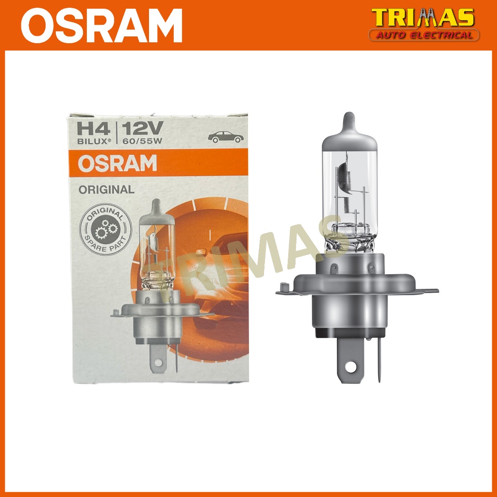 64193 ORIGINAL Osram Germany Bilux Bulb High Low Beam H4 P43T 12V 60 ...