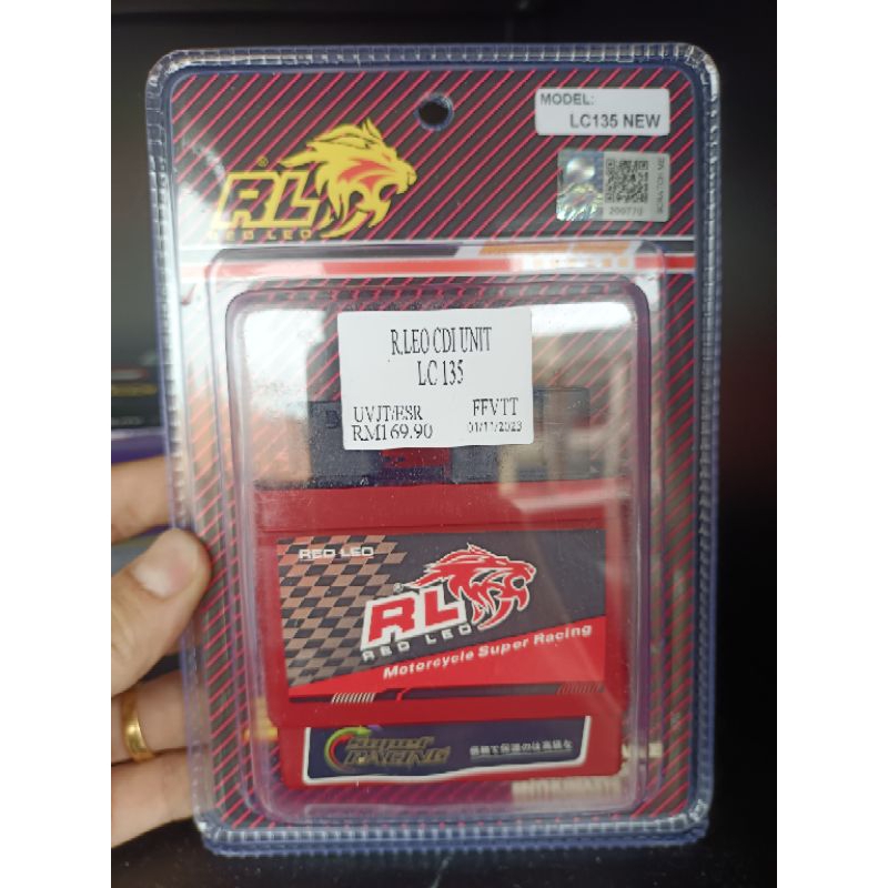 LC135 CDI RACING RED LEO ORIGINAL 💯 LC135 V1 V2 V3 V4 V5 V6 V7 | Shopee ...