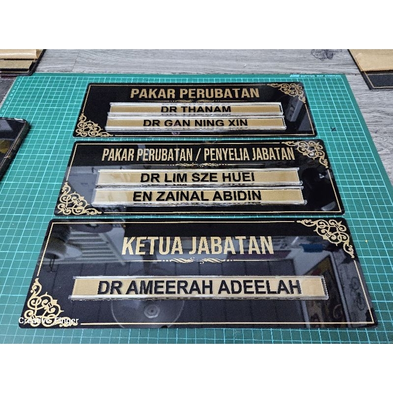 😆Papan Tanda Pintu ( 💯 Nama Boleh SLOT IN or SLOT OUT) | Shopee Malaysia