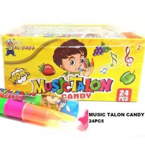 [HALAL] Alibaba Music Talon Candy Fruit Flavours (8g x 24pcs) | Shopee ...