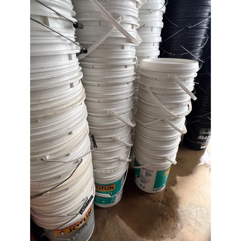 (Used) 18L & 20L Tong Cat Bersih Terpakai/2nd hand washed used Plastic ...