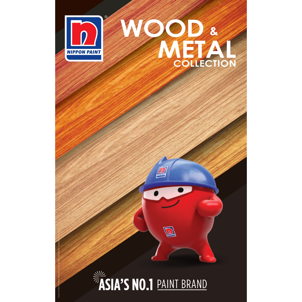 Nippon paint gloss finish N9000 ( WOOD & METAL ) gloss paint , cat besi ...