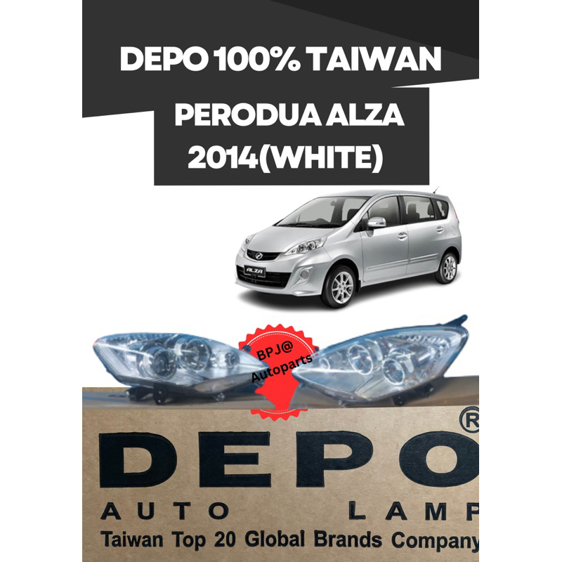 PERODUA ALZA 2014 DEPO HEADLAMP | Shopee Malaysia