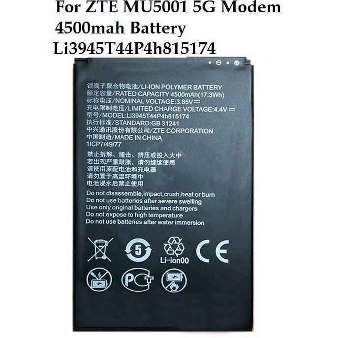 ZTE MU500 MU5001 Telstra 5G Para Pro Nueva Dummy Bypass BATTERY ...