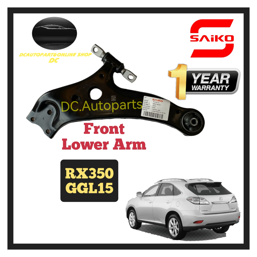 SAIKO CONTROL LOWER ARM TOYOTA LEXUS RX270 2.7 RX350 AGL10 GGL15 RX450H GGL10 GGL15 GYL10 GGL15 ...