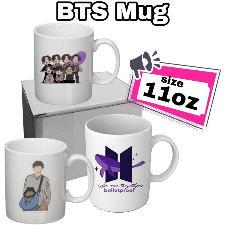 BTS Mug Ceramic Coffea Cup | Shopee Malaysia
