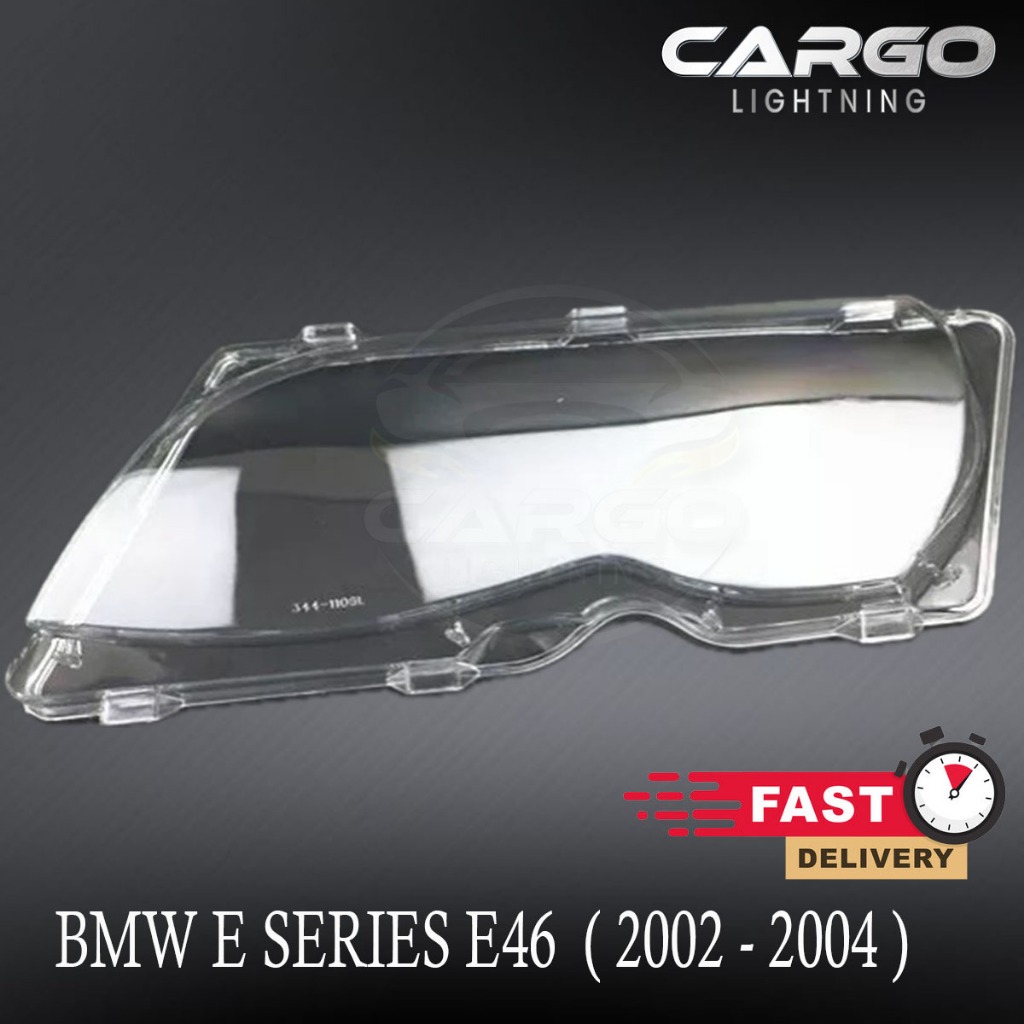 BMW E46 3 SERIES 02 03 04 HEADLAMP COVER / HEADLIGHT COVER / HEADLAMP ...