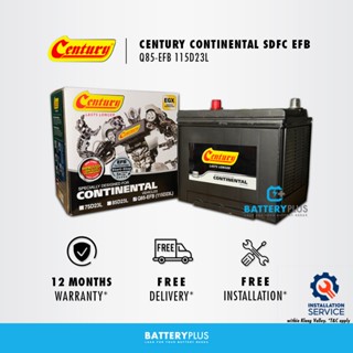 [ Installation Provided ] Q85 EFB | 115D23L Century Continental EFB Car Battery Bateri Kereta ...
