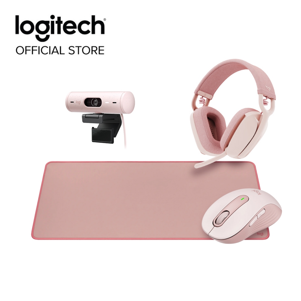 [combo Set] Logitech M650 Wireless Mouse Desk Mat Zone Vibe 100