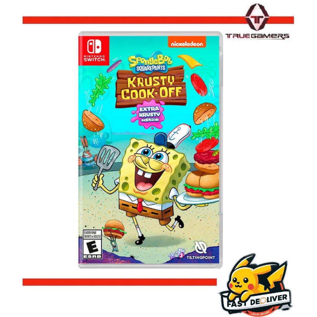 Nintendo Switch Spongebob Krusty Cook-Off - Extra Krusty Edition - Chi ...