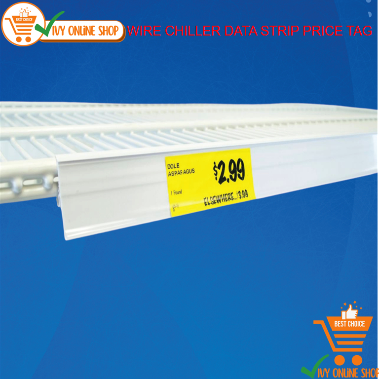 Ready Stock Chiller Price Tag Wire Shelf Price Tag Cooler Shelf Tag ...