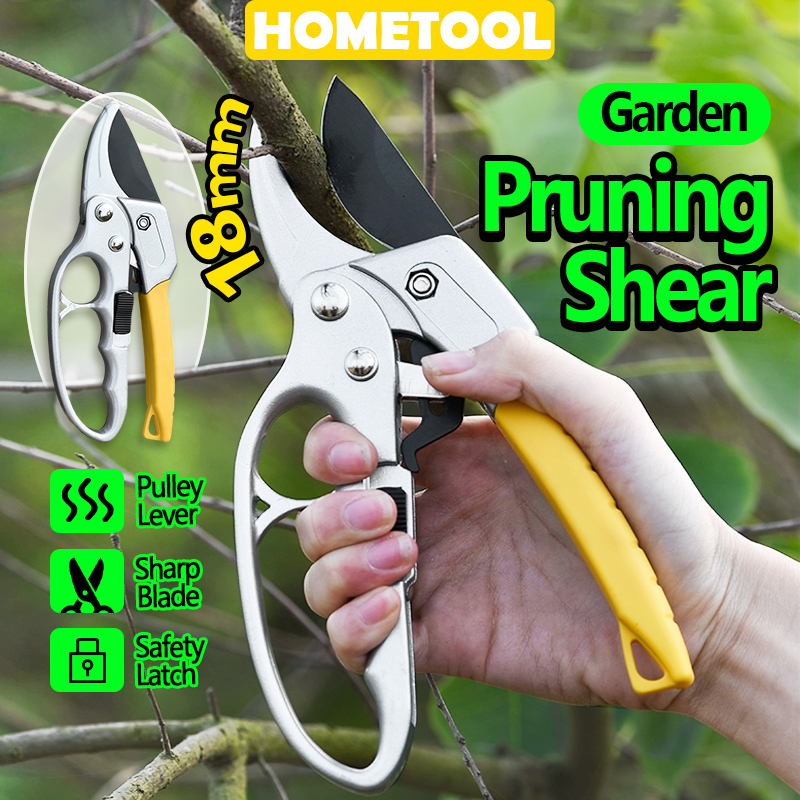 Klip Pemangkasan Gunting Alat Berkebun Gunting Taman Pokok Pemotong ...
