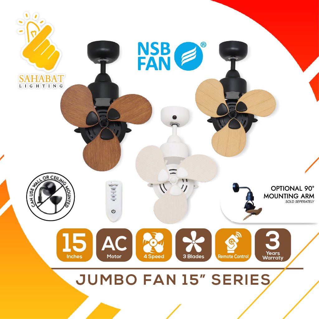 {SIRIM} [4 SPEED WITH TURBO] NSB JUMBO OSCILLATING DESIGNER CORNER ...