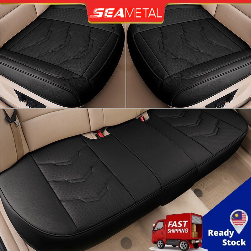 Seametal 5d Car Seat Cover Pu Leather Auto Seat Cushion Four Seasons