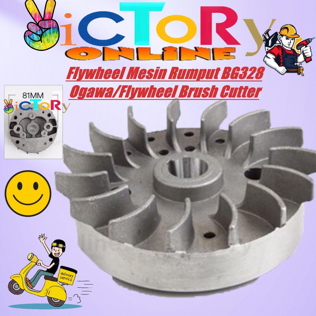 Flywheel Mesin Rumput BG328 Ogawa/Flywheel Brush Cutter | Shopee Malaysia