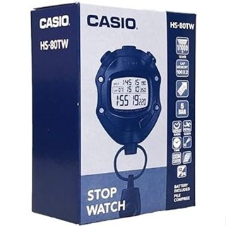 (Japan Set) Casio Digital HS-70W-1JH / HS-70W-8JH - HS-70W Stopwatch 50m Running Timer Brand-New ...