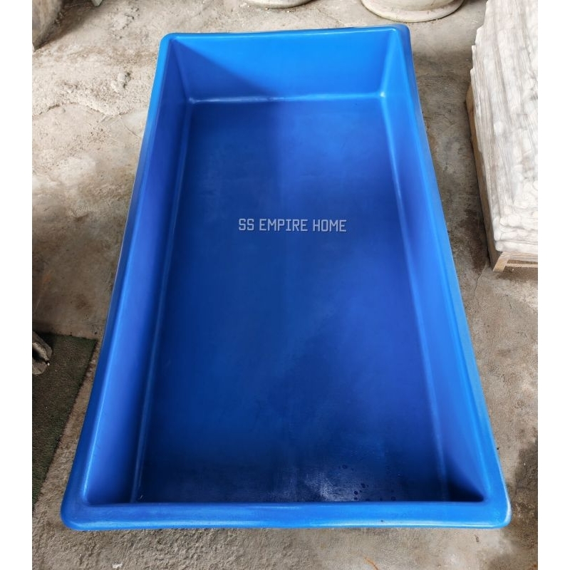 NEX 6 x3x1 BLUE Fiberglass Fish Tank Water Pond Aquarium Heavy Duty ...