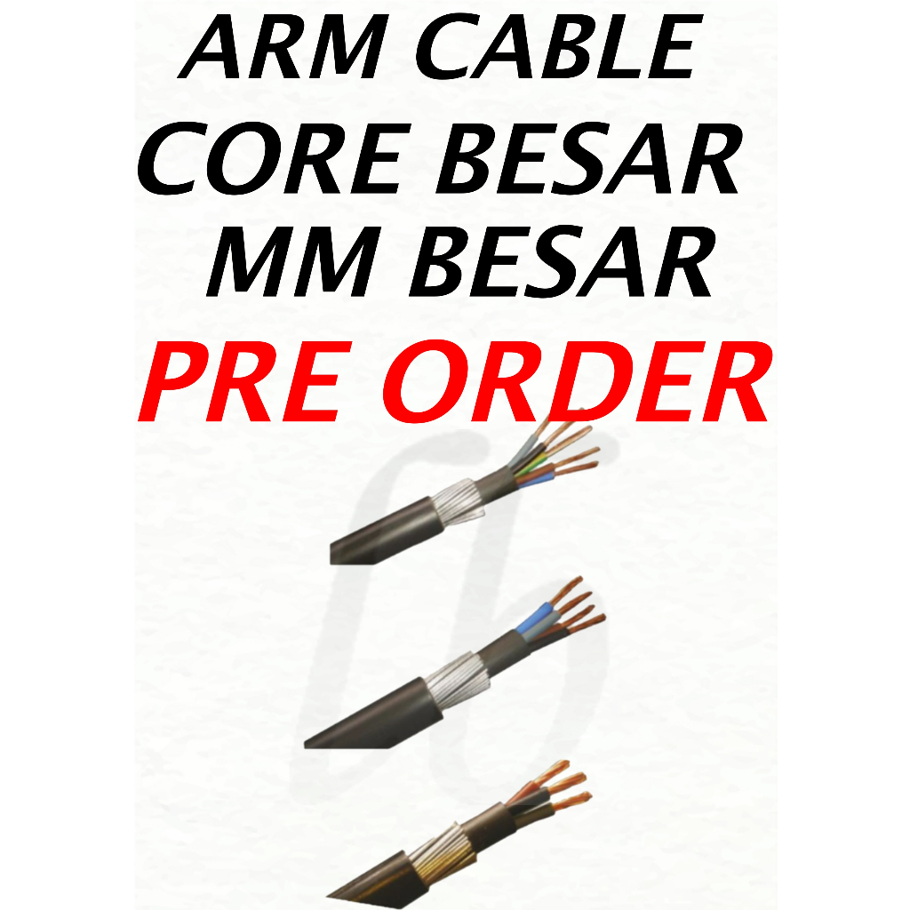 ARM CABLE Armoured Cable / Underground Cable / auto gate cable 100% ...