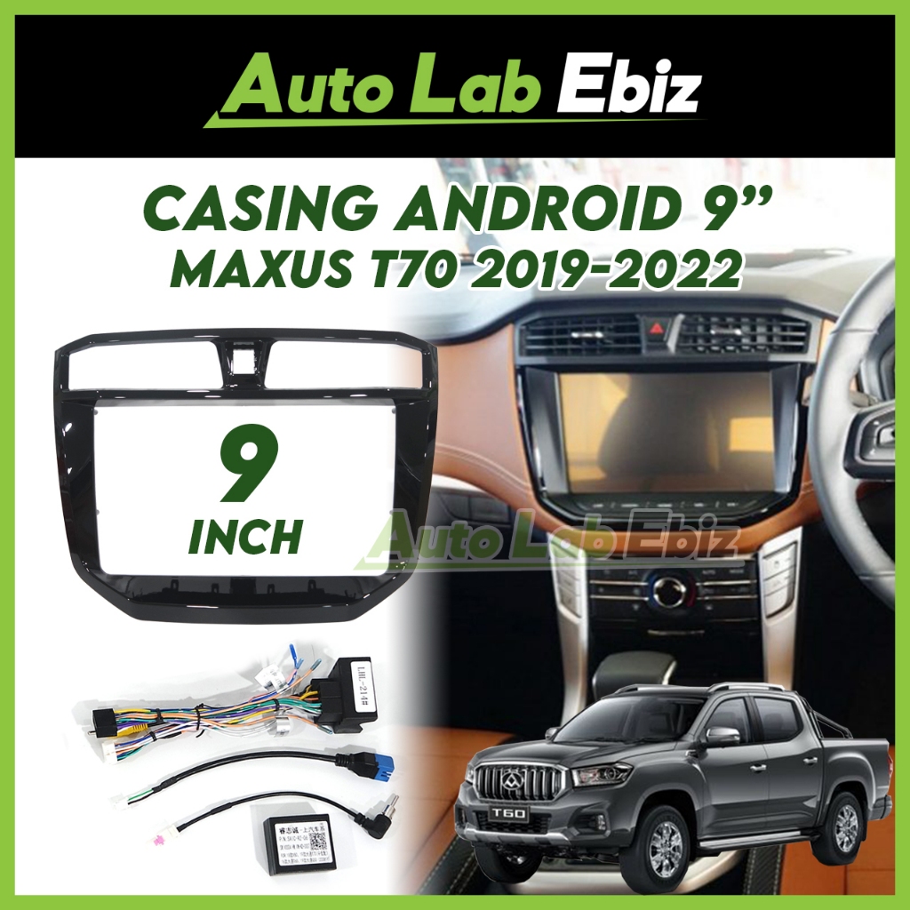 MAXUS T70 2019-2022 Android Player Casing 9" inch with Socket Power ...