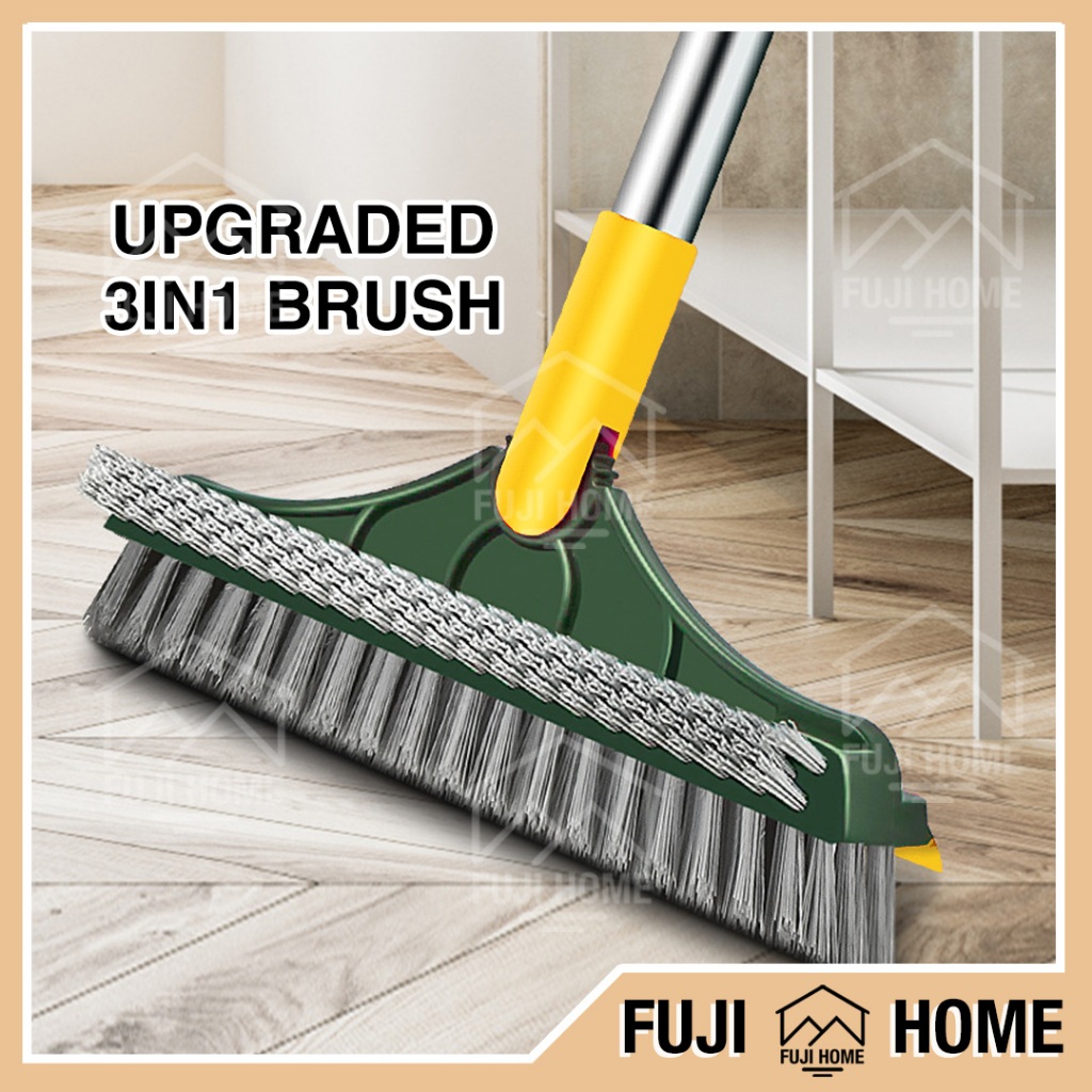 🏠READY STOCK🏠3IN1 Toilet Brush Magic Scrub Broom Penyapu Lantai ...