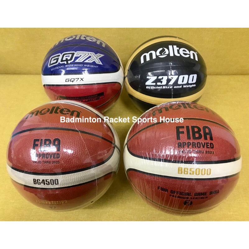 Molten Basketball BG4500 BG5000 Z3700 GQ7X Size 7 Basketball Composite ...