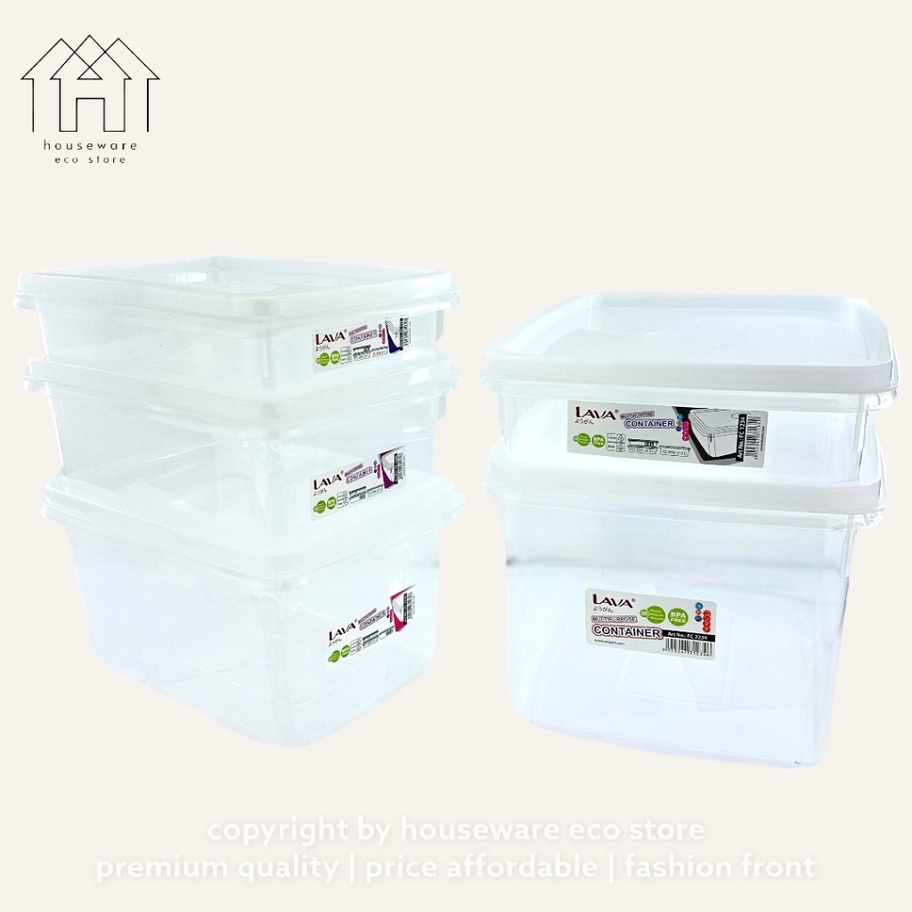 Lava Food Container With Cover | Rectangle Container | Container ...