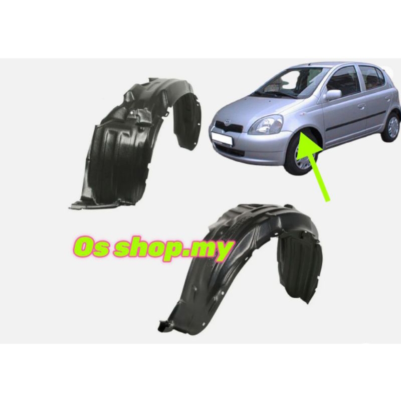 Toyota YARIS 1999 -2005 FRONT FENDER LINER | Shopee Malaysia