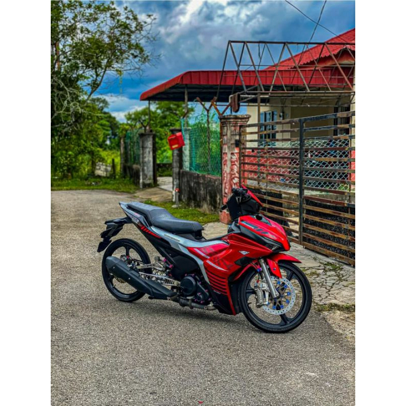 COVERSET Y16ZR MERAH PURBA CUSTOM | Shopee Malaysia