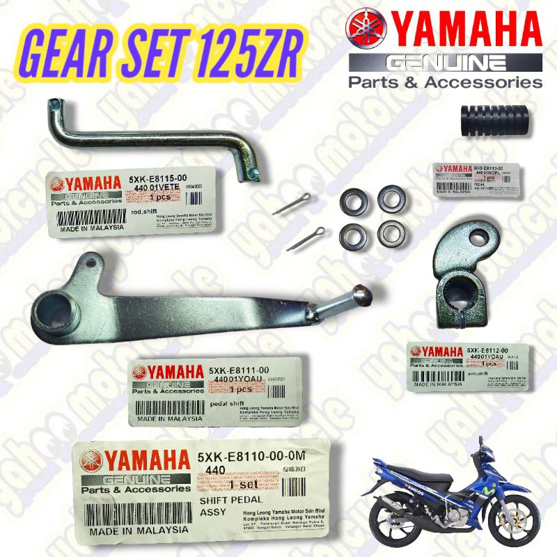 💯 ORIGINAL PADEL GEAR SET YAMAHA 125ZR | Shopee Malaysia