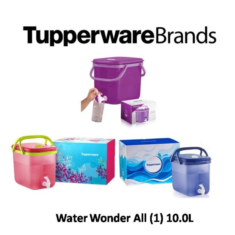 🔥WATER WONDER 10L,OUTDOOR COOLER 8.6L🔥💯 ORIGINAL TUPPERWARE BRANDS ...