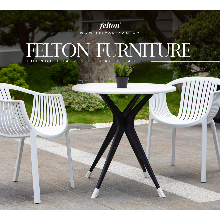 [OFFICIAL STORE] Felton Round Table, Compact Table, Indoo& Outdoor ...