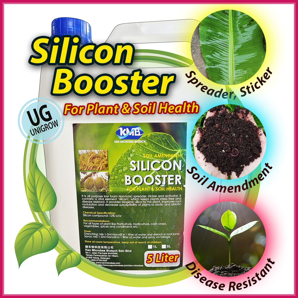 (5 Liter) Silicon Booster Gum Penyebar Pelekat Surfactant Spreader ...
