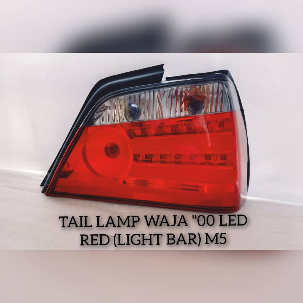 Waja M5 Design LED Tail Lamp with Light Bar - Red Only (1 set 2 pcs ...