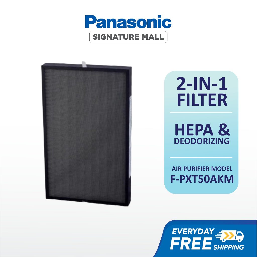 Panasonic Airp 2 In 1 Filter Hepa & Deodorizing For Air Purifier F ...