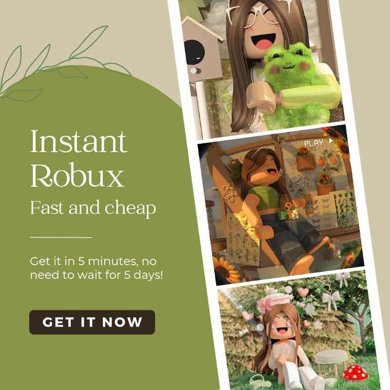 5-30 minutes 80-480 Instant Roblox Robux[TRUSTED/CHEAP/MURAH/FAST/CEPAT ...
